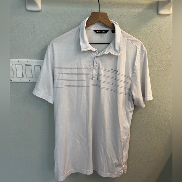 Travis Mathew | Shirts | Mens Travis Mathew White Polo | Poshmark